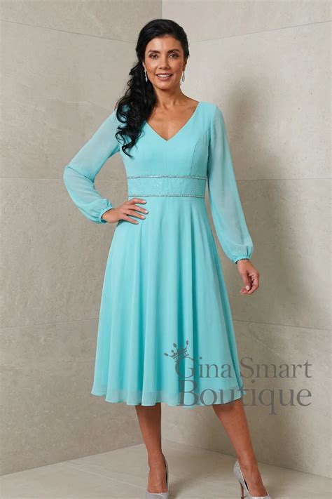 Veromia Style Vo0986 Aqua Dress Non Returnable Ginasmartboutique