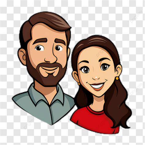 발렌타인 데이를 위한 마음을 가진 낭만적인 커플 그림 발렌타인 데이 삽화 커플 Png 일러스트 및 이미지 에 대한 무료 다운로드 Pngtree