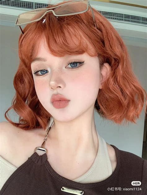 ׄ 돌 Ulzzang 🎀 Frisuren Haarfrisuren Schminkzeug