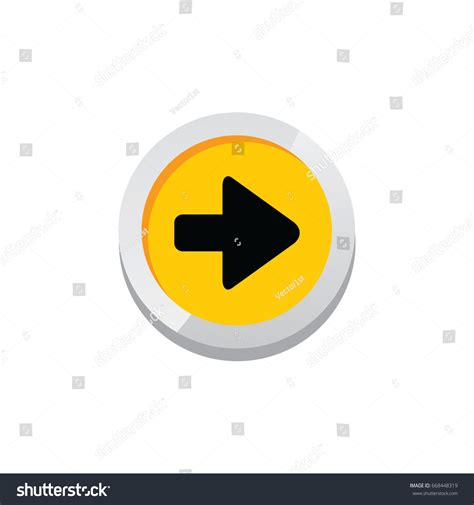 Arrow Cursor Game Asset Icon Sign Stock Vector Royalty Free 668448319 Shutterstock
