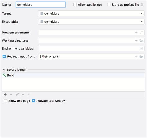 clion 2020 1 eap macros and variables in configurations input