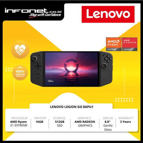 Jual Lenovo Legion Go Apu Ryzen Z Extreme Gb Gb Touch W Di Seller Infonet Store