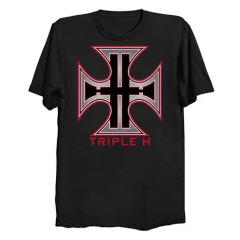Triple H Logo Unisex Adult T Shirt Etsy