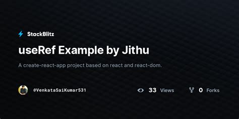 Useref Example By Jithu Stackblitz
