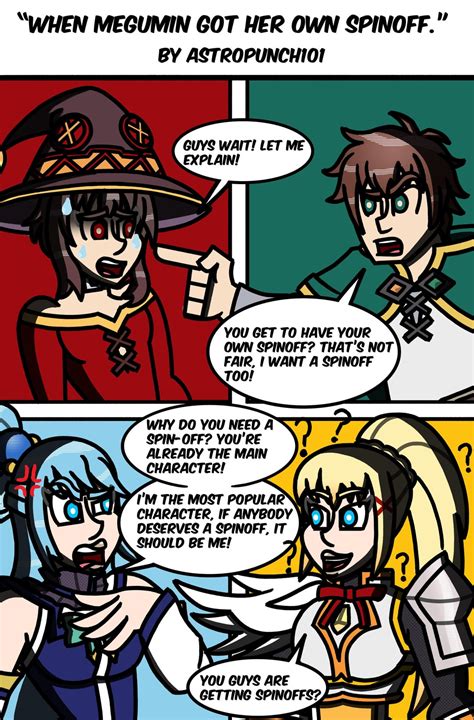 When Megumin Got Her Own Spinoff Comic Made By Me Rkonosuba