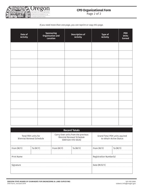 Continuing Professional Development Cpd Form Fill Out And Sign Online Dochub