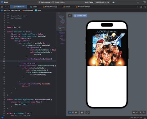 Favorite Movies Reviews Modal View Project By Coltyeargin Medium