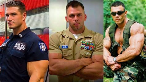 Most Handsome And Beautiful Muscle Cops Zhfashion Youtube