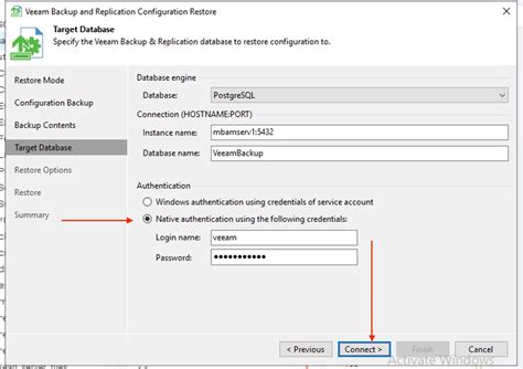 Steps To Move Veeam Configuration Database To Postgresql Server Veeam