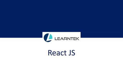 React Js Online Training Ppt