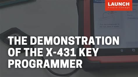 Launch X 431 Key Programmer Demo Video Obdcarstore