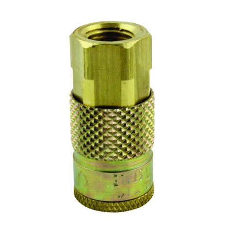 Air Compressor Quick Connect Fitting 1 4 Fnpt Female T Style Coupler — Milton® Industries Inc