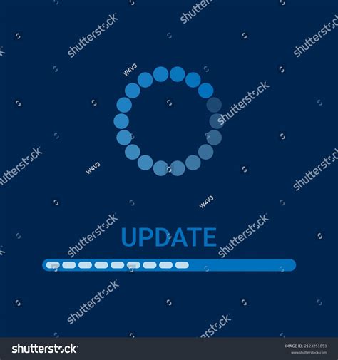 System Software Update Upgrade Concept Loading Stock Vector Royalty Free 2123251853 Shutterstock