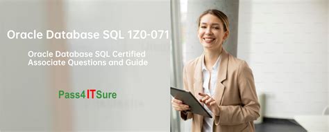 oracle database sql 1z0 071 exam latest questions and guide