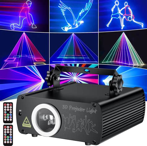 Keobin Dj Laser Lights For Party Professional 3d Animation Rgb Laser