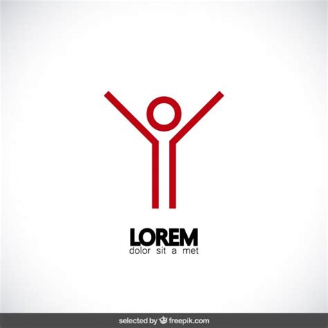 Human Logo Symbol Vectors And Illustrations For Free Download Freepik
