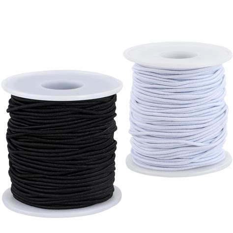Stretchy String For Bracelets 2 Rolls 0 8mm 1 Mm 1 2mm 1 5mm 330 Feet Sturdy Elastic String