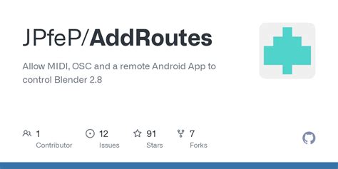 Github Jpfepaddroutes Allow Midi Osc And A Remote Android App To