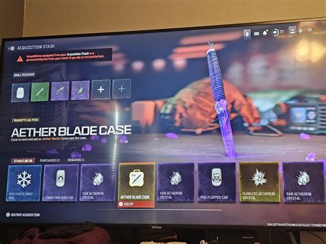 Was Given The Aether Blade Case In Game R Modernwarfareiii