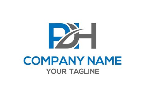 Pdh Letter Logo Design Vector Graphic By Mmdmahfuz3105 · Creative Fabrica