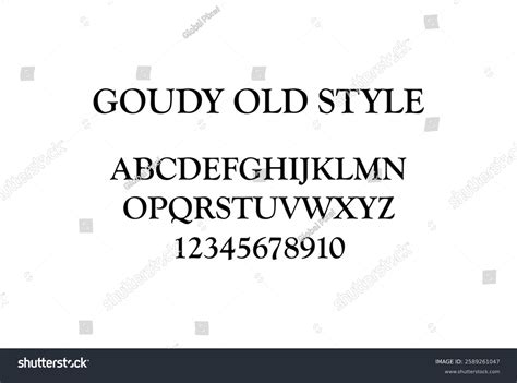 Goudy Old Style Font Over 138 Royalty Free Licensable Stock Illustrations And Drawings Shutterstock