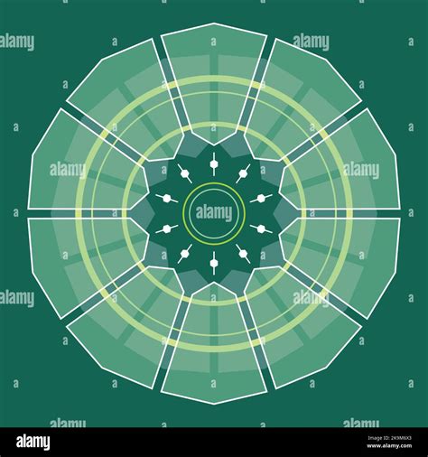 Business Ecosystem Organisation Hexagone Diagram Scheme Template Stock Vector Image And Art Alamy