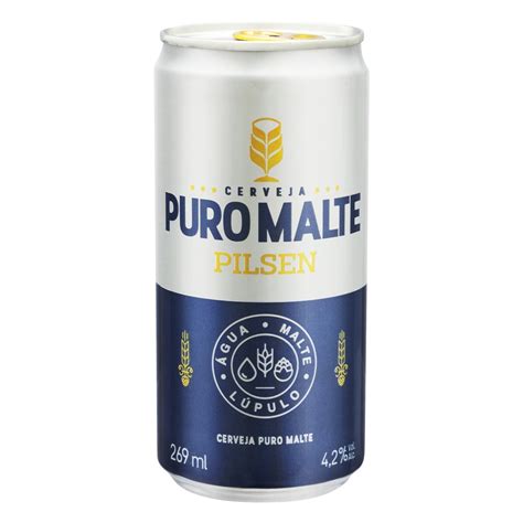 Cerveja Puro Malte Pilsen Lata 269ml Campelo