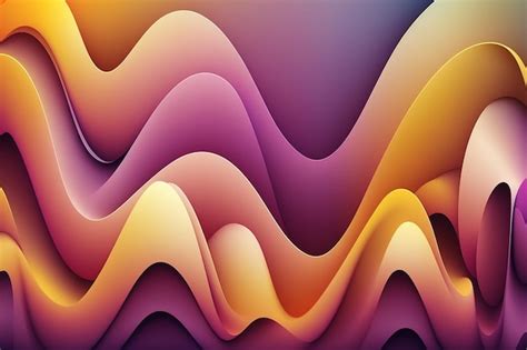 Premium Ai Image An Abstract Background With A Colorful Wave Pattern