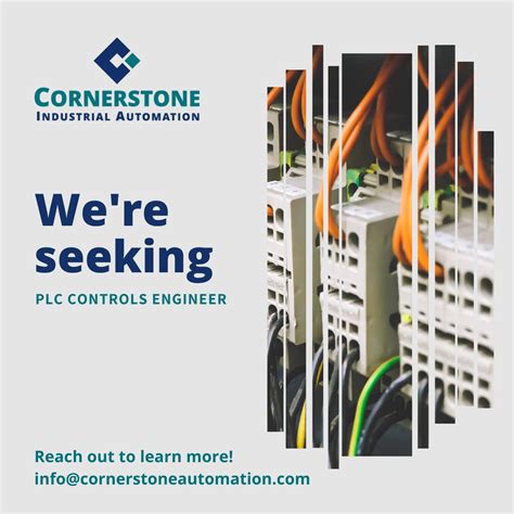 Plccontrolsengineer Careeropportunity Cornerstone Automation