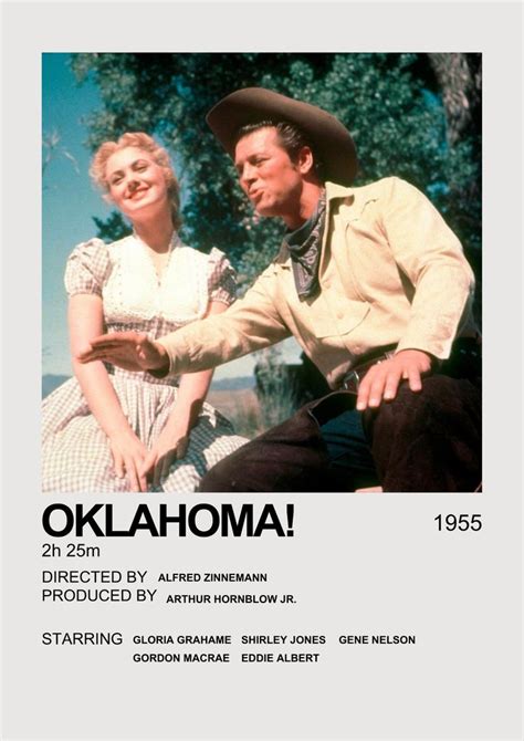 Oklahoma Polaroid Poster Musical Movies Musicals Oklahoma Movie
