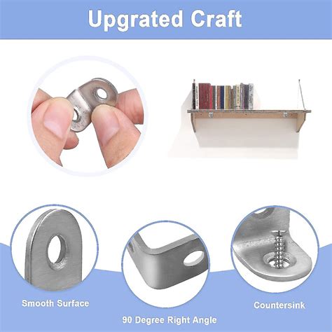 Small Brackets 8pcs L Brackets Small L Shaped Brackets 20mm Right Angle Brackets With Screws