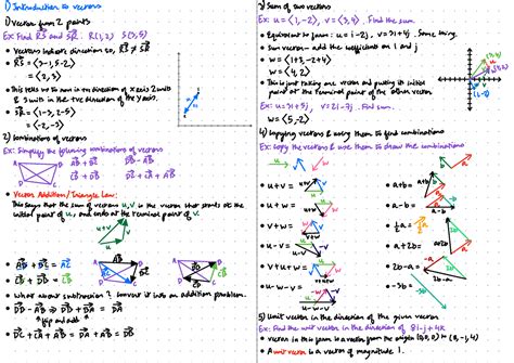 Introduction To Vectors In Calculus 3 Introductionto Vectors