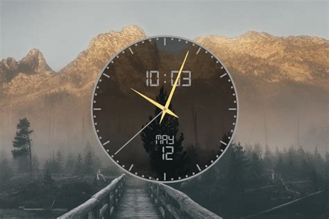 Hybridclock Rainmeter Skin