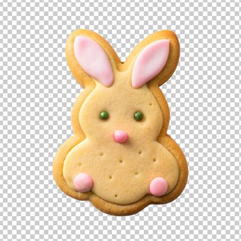 Cute Bunny Cookie Premium Ai Generated Psd