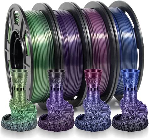 Isanmate 3d Printer Filament Pla Filament 175mm Bundle Rainbow Filament Bundle
