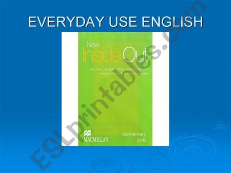 Esl English Powerpoints Level 1 Chapter 1