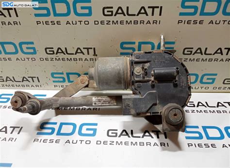 Ansamblu Motoras Cu Brat Brate Stergator Stergator Dreapta Fata Parbriz Volkswagen Touran 2003