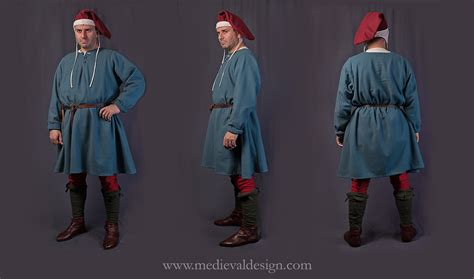 Male Outerwear 13th 14th Medieval Design
