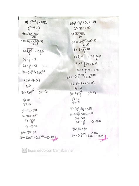 Coeficientes Indeterminados Pdf