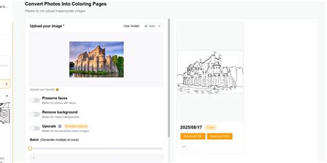 Coloringbook Ai — ИИ для создания раскрасок из фото или текста