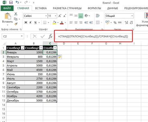 Среднеквадратичное отклонение в Excel Офис Ассист