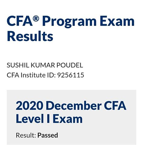 Sushil Poudel On Linkedin Cfaexam Cfainstitute Cfaprogram