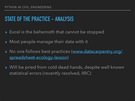 Python In Civilenvironmental Engineering Speaker Deck