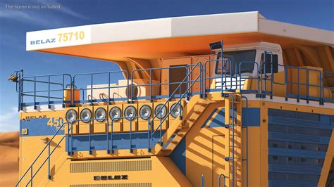 Belaz 75710 Haul Truck New 3d Model 159 3ds Blend C4d Fbx Max