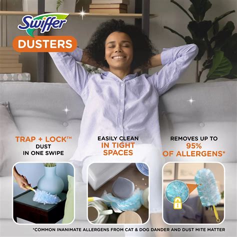 Buy Swiffer Dusters Refill For Cleaning Feather And Microfiber Duster