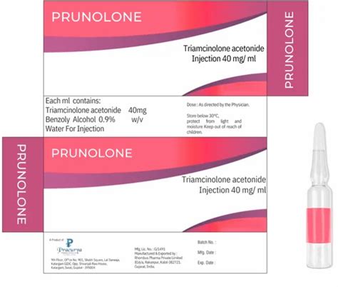 Triamcinolone Acetonide Injection 40mg At ₹ 160 Piece Triamcinolone Hexacetonide Injectable