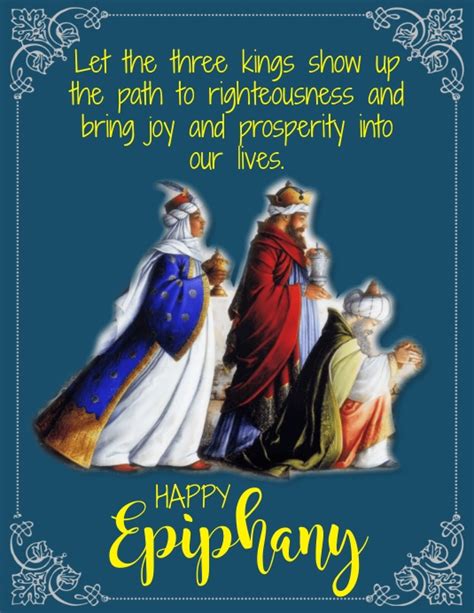 Copy Of Epiphany Three Kings Day Postermywall