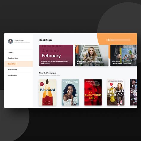 Online Book Store UI UX Design Behance