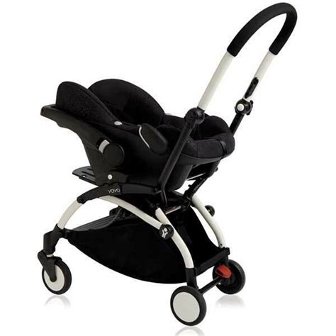 Babyzen Yoyo2 Stroller White Frame Combo with Maxi Cosi Cabriofix