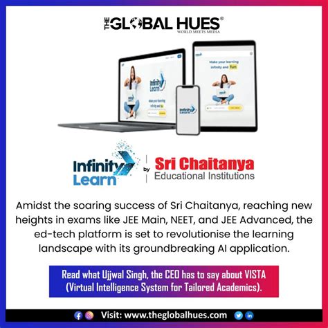 The Global Hues On Linkedin Edtech Artificialintelligence Aitechnology Infinitylearn